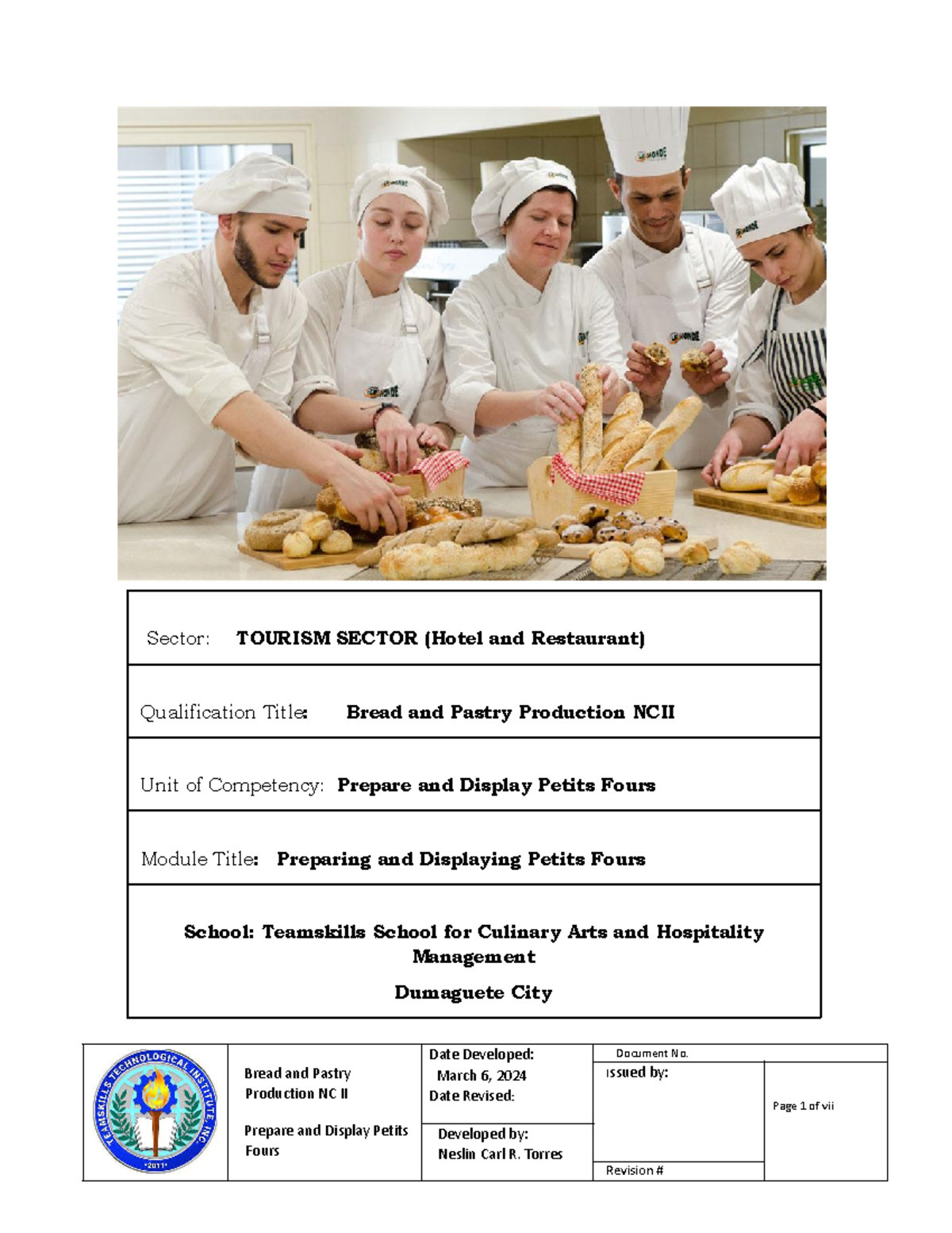 Final Output IN TM 1 - This is intended for Trainer's Methodoly only ...