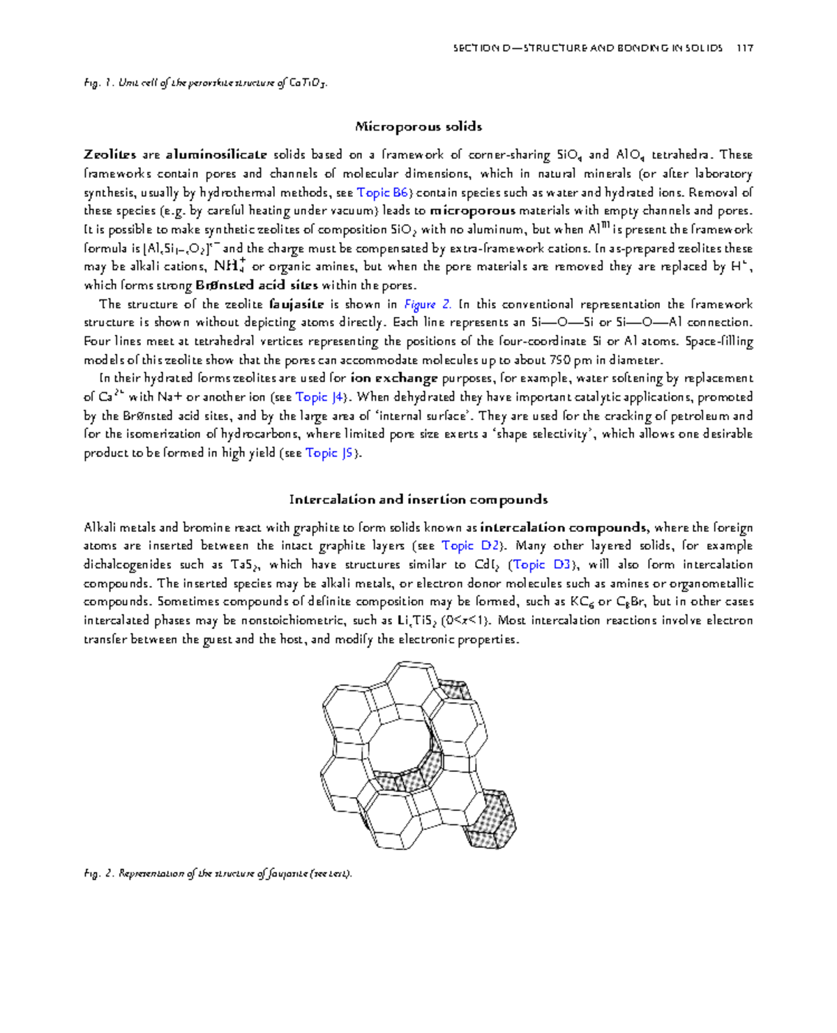 Instant Notes in organic Chemistry (20) - Fig. 1. Unit cell of the ...