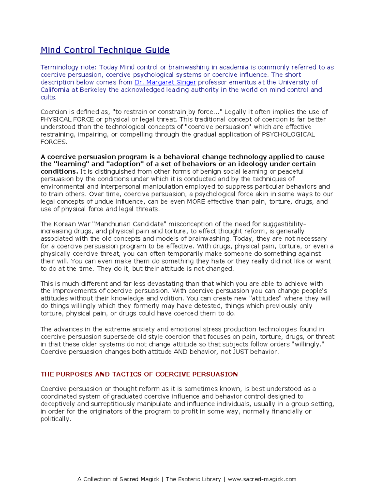 Mind Control Technique Guide (Sacred Magick) (Z-Library) - Mind Control ...