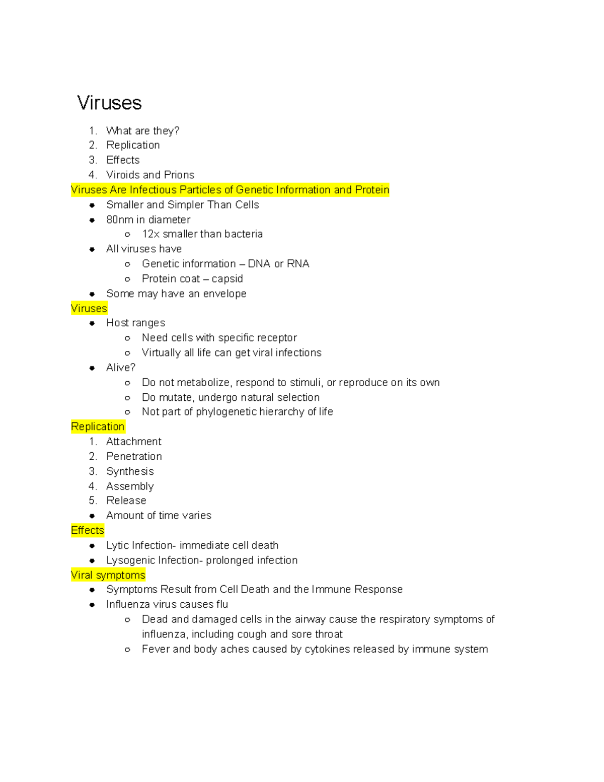 Viruses - BIO 1202 Madritch exam 2 - Viruses What are they? Replication ...