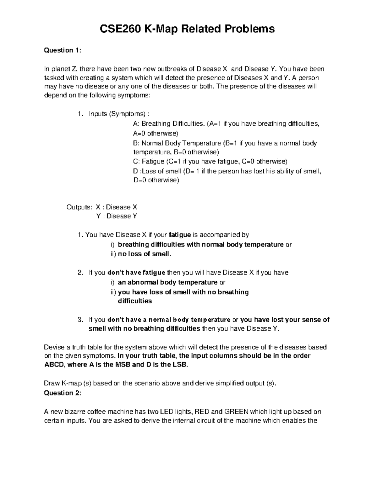 CSE260 K-map Practice Tasks - Computer Programing (Java-1) - Studocu