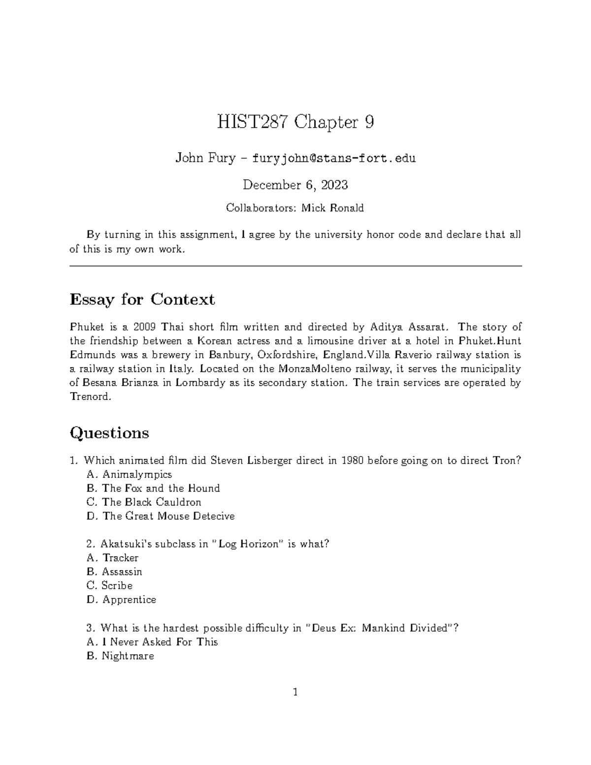 HIST287 Chapter 9 - - Studocu