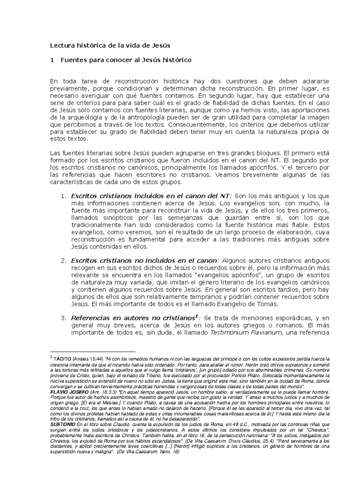 Lectura histórica de la religión DECA bloque B - - Studocu