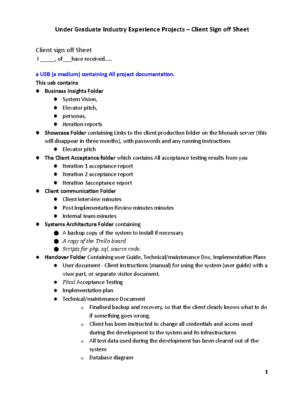 2022 3048 IE Client Sign off Sheet V1 - Under Graduate Industry ...