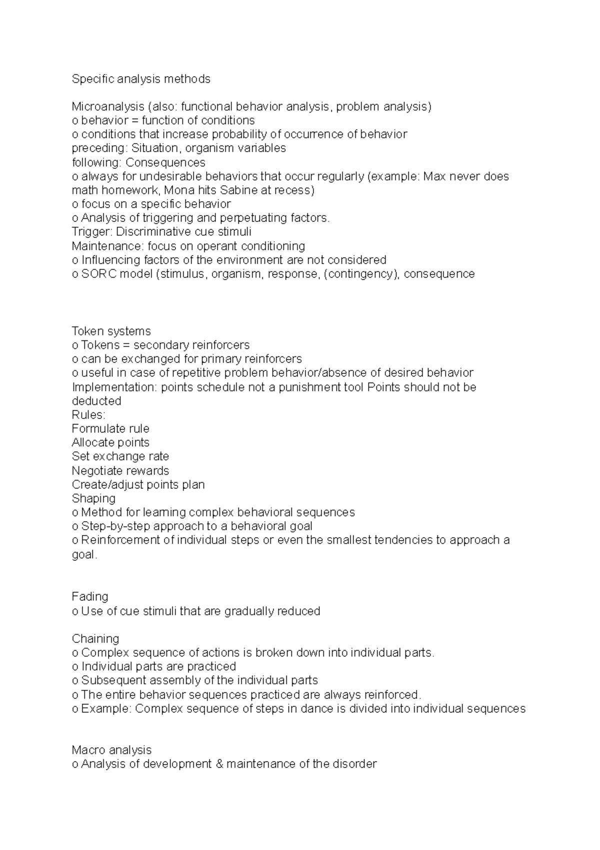 Specific analysis methods - Specific analysis methods Microanalysis ...