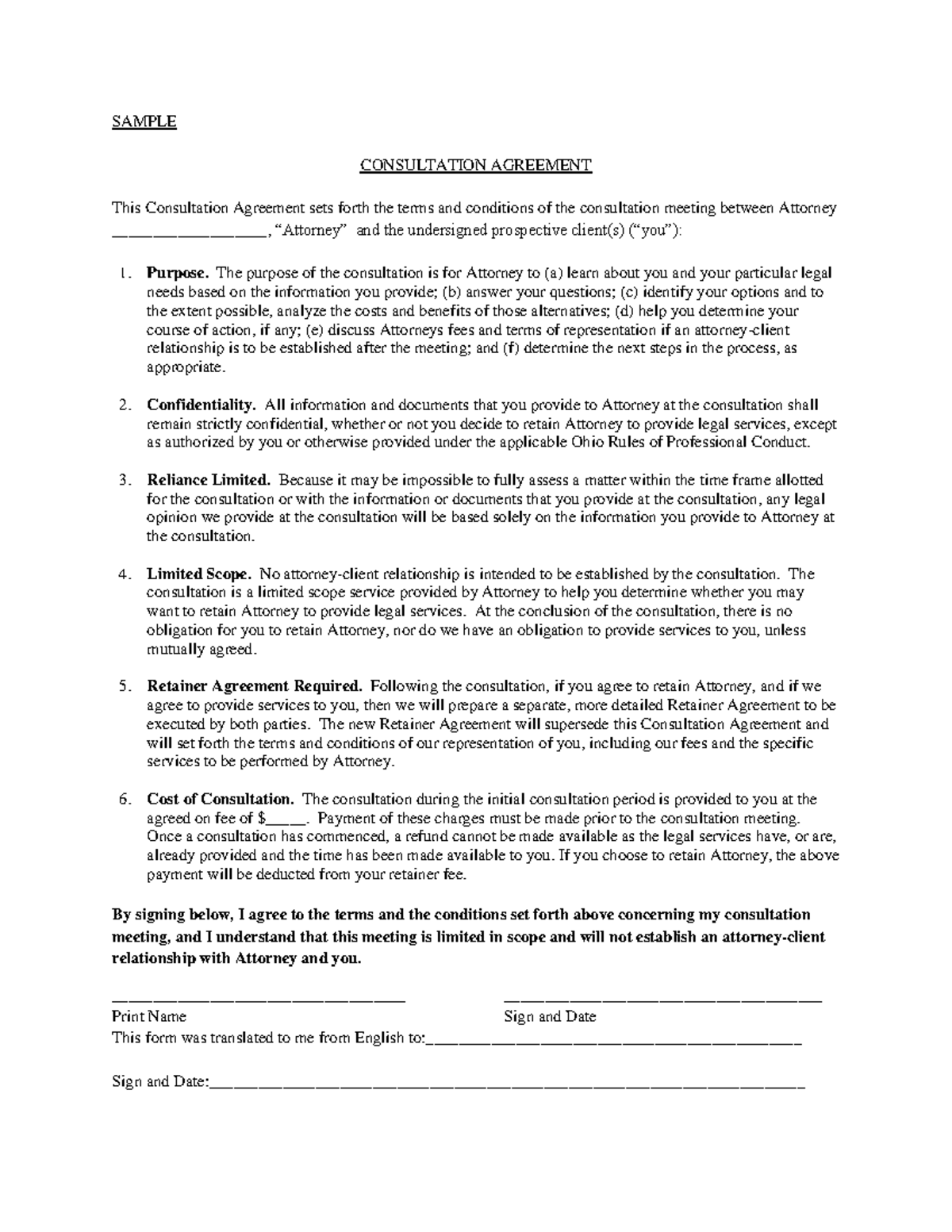 Consultation-agreement-Tania - SAMPLE CONSULTATION AGREEMENT This ...