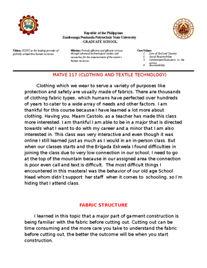 Cookery- Exploratory - handouts - TLE 8- BONIFACIO NAME