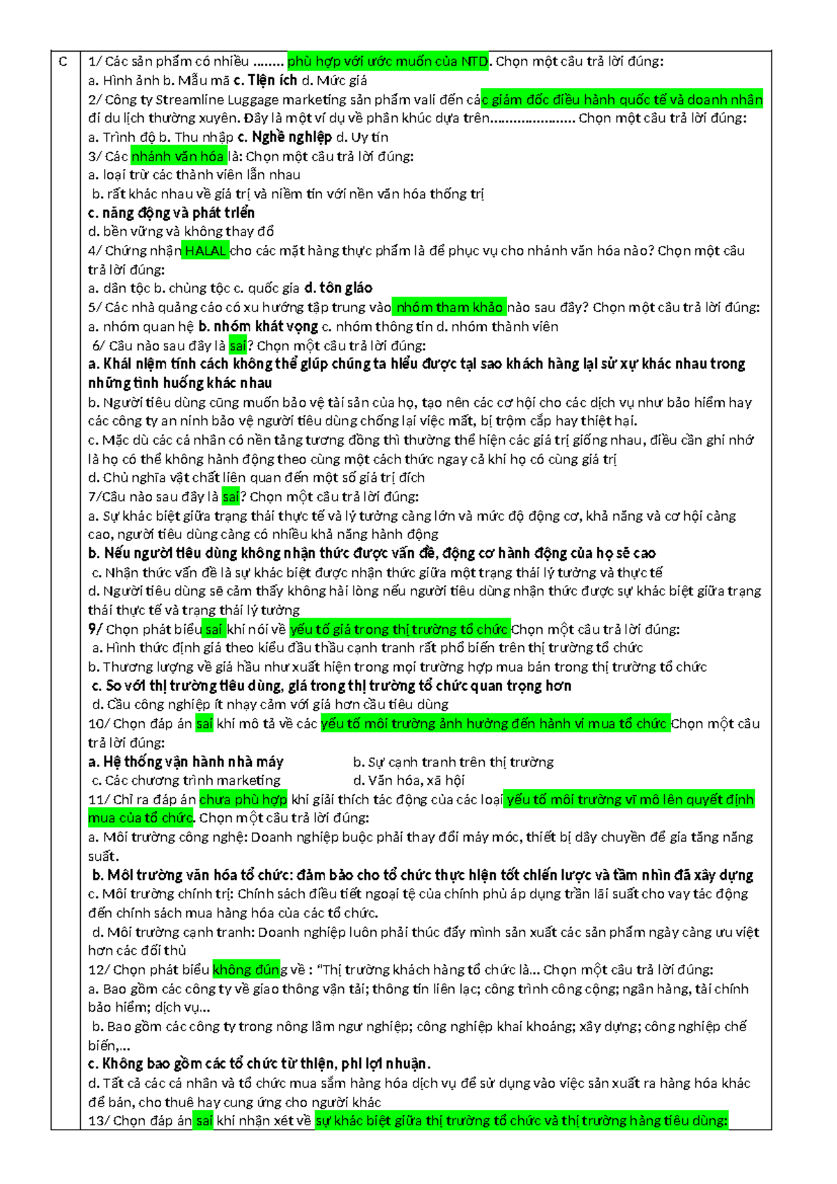 Hành vi khách hàng 2 - HVKH - C 1/ Các sản phẩm có nhiều ........ phù ...