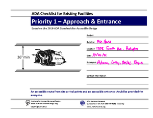 P3 - P.3 - The ADA Checklist for Existing Facilities Priority 3 ...