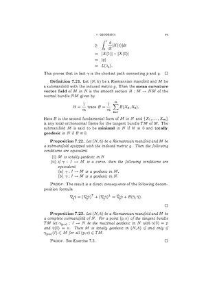 An Introduction to Riemannian Geometry-14 - CHAPTER 7 Geodesics In this ...