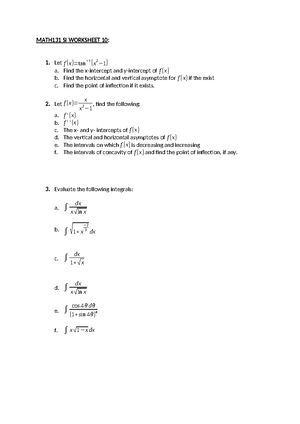 MATH 131 Test 4 2024 - MATH 131 Test 4 - Mathematics 131: Test 3 [Total ...