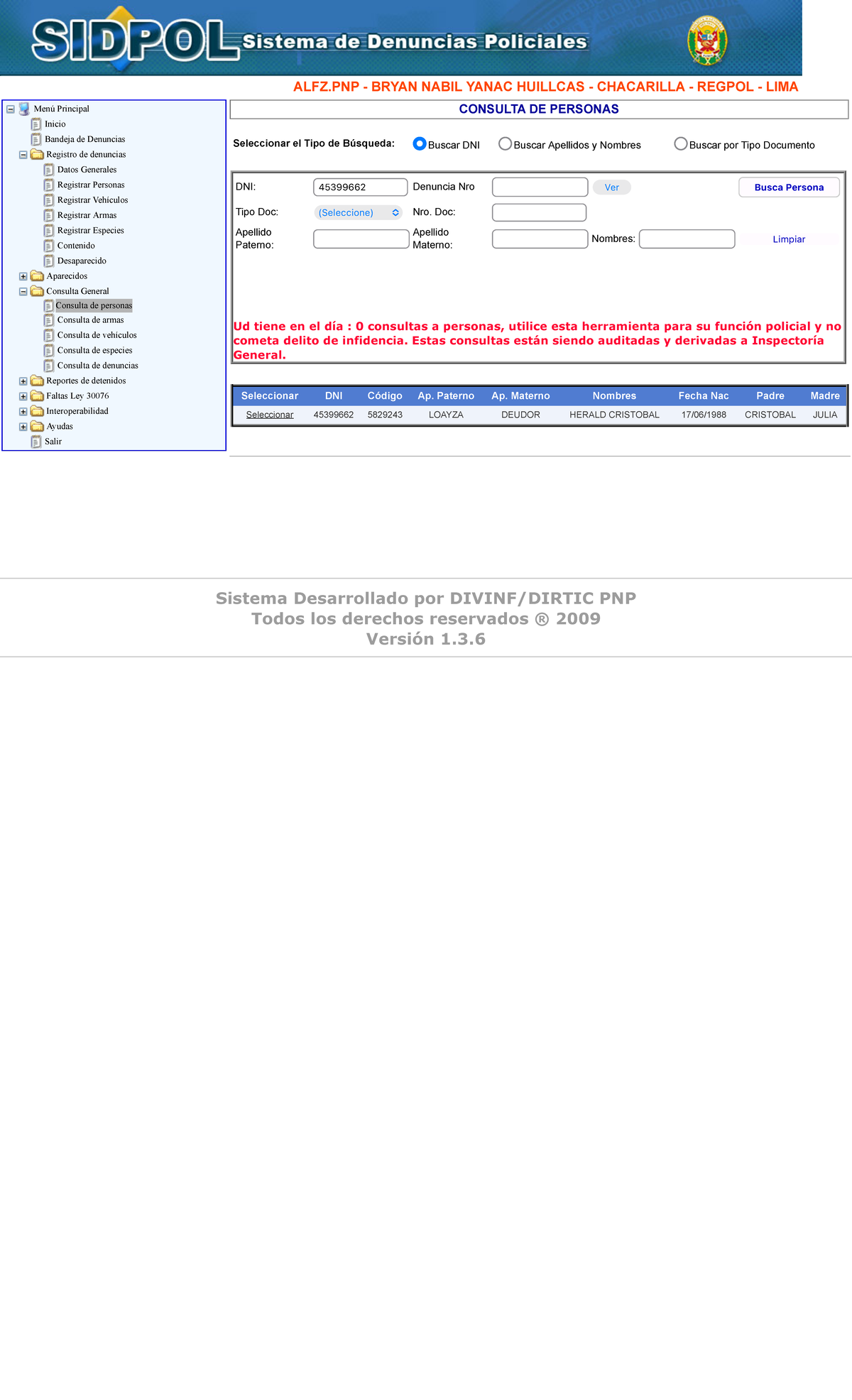 Consulta de Personas - Peoeoe - ALFZ - BRYAN NABIL YANAC HUILLCAS ...