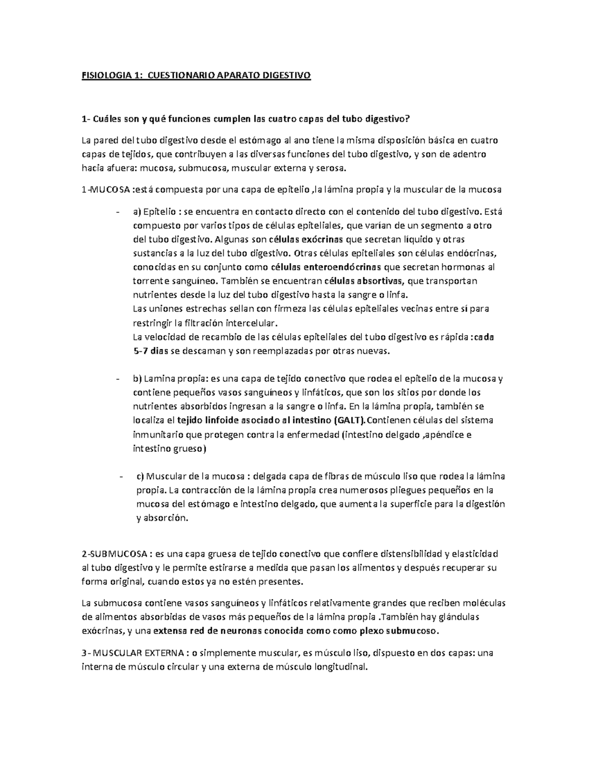 Fisiologia 1- Digestivo ( Cuestionario) - Warning: TT: undefined function: 32 FISIOLOGIA 1 ...