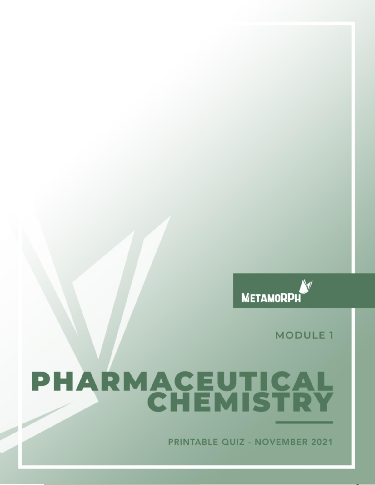 quiz 1 of biology - MODULE 1 – GENERAL CHEMISTRY Questions Choices ...
