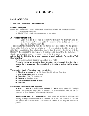 BILL OF Particulars - Lecture notes 6 - New York Practice 2021 Lecture ...