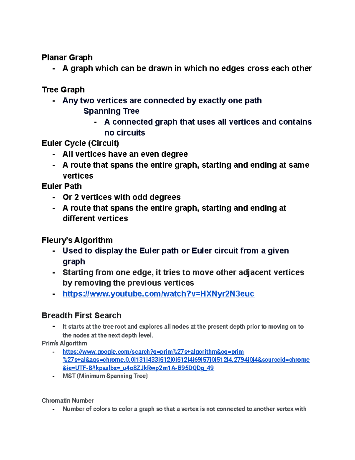 Euler Path and Euler Circut Definitions - Planar Graph - A graph which ...