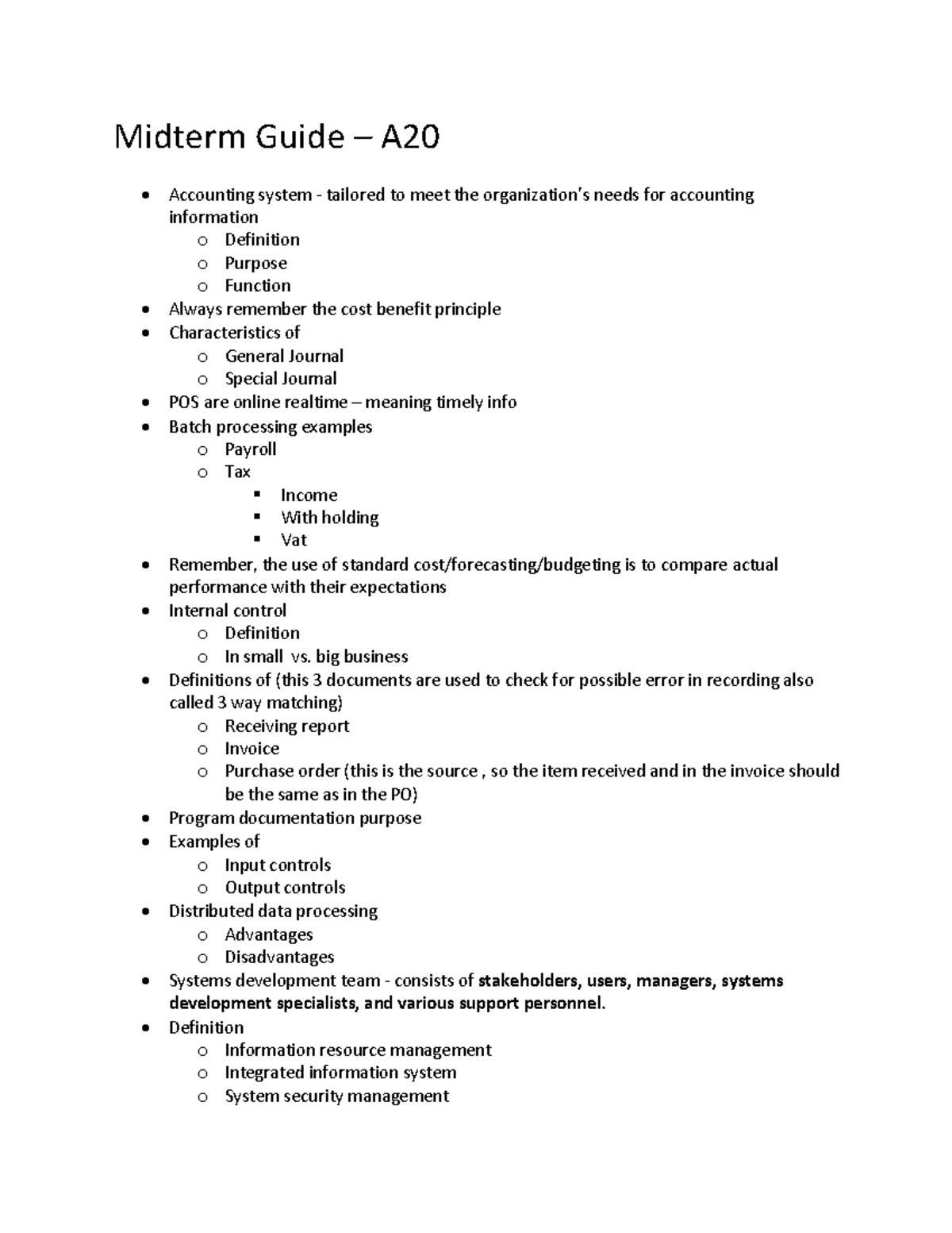 Midterm-Guide - Midterms guidance and tips tricks to survive the ...