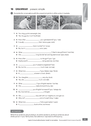 American English File, 3rd Edition. 3. Workbook Answer Key ...