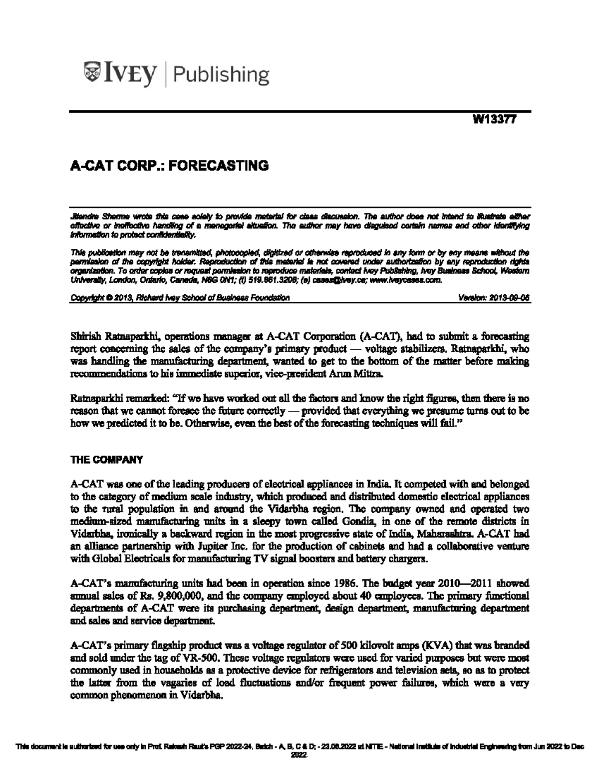 Acat - Control System Engineering - Studocu