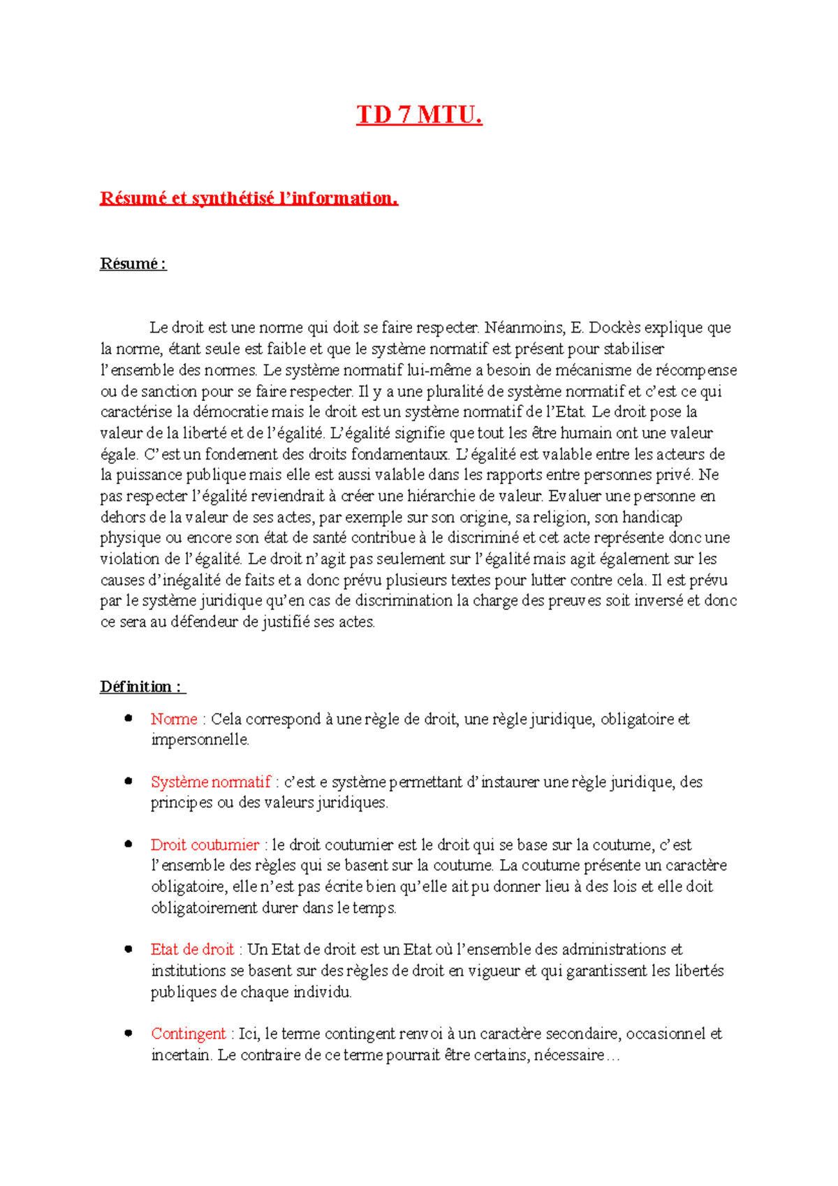 Td 7 mtu - TD MTU, définition, recherche de documents... - TD 7 MTU ...