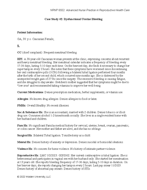 6552 SOAP Basco A - Womans focused SOAP - Episodic/Focused SOAP Note ...