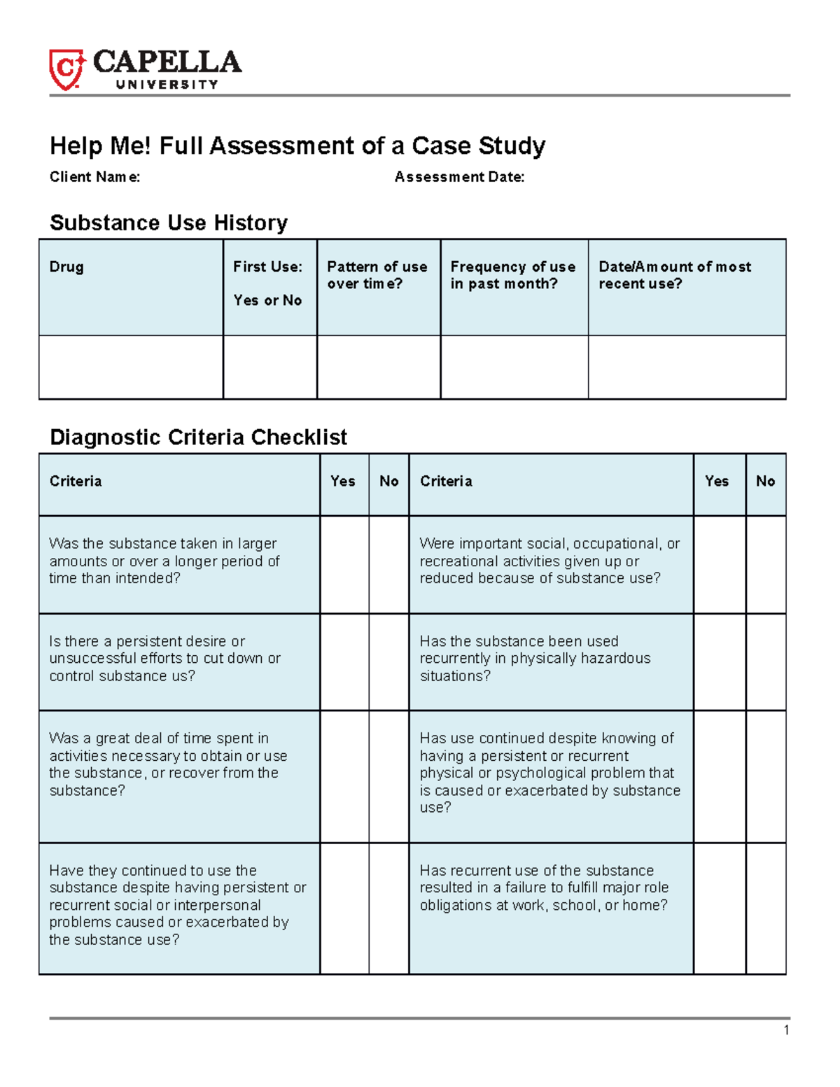 Cf week 4 assignment - Help me full assessment - Help Me! Full ...
