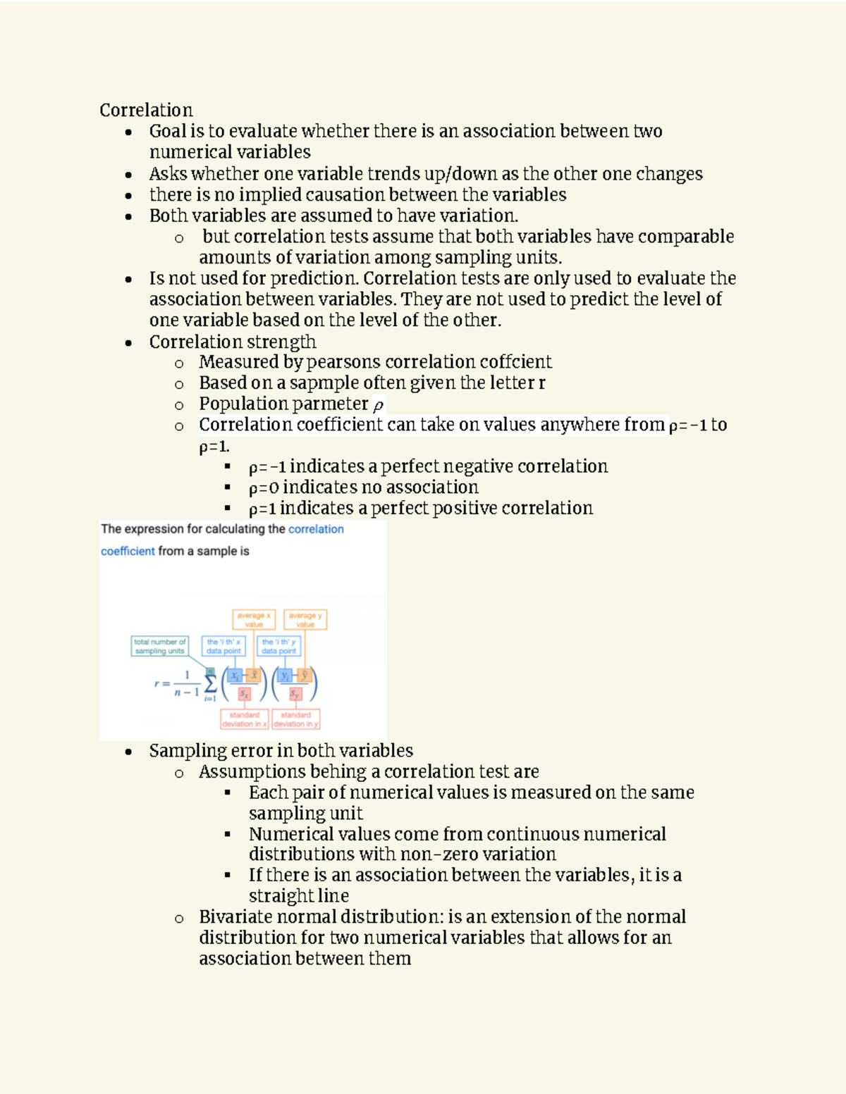 Module 10 stam 200 - Summary introducction to statistics - Correlation ...