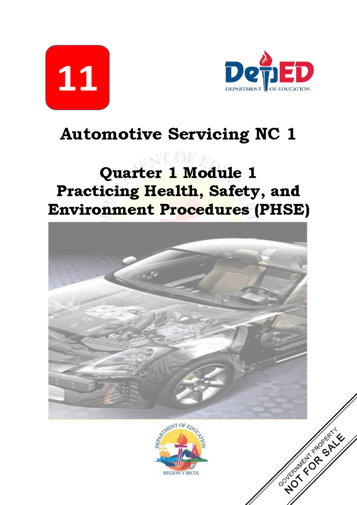 TVL-IA-Automotive 11 Q1 M1 - Automotive Servicing NC 1 Quarter 1 Module ...