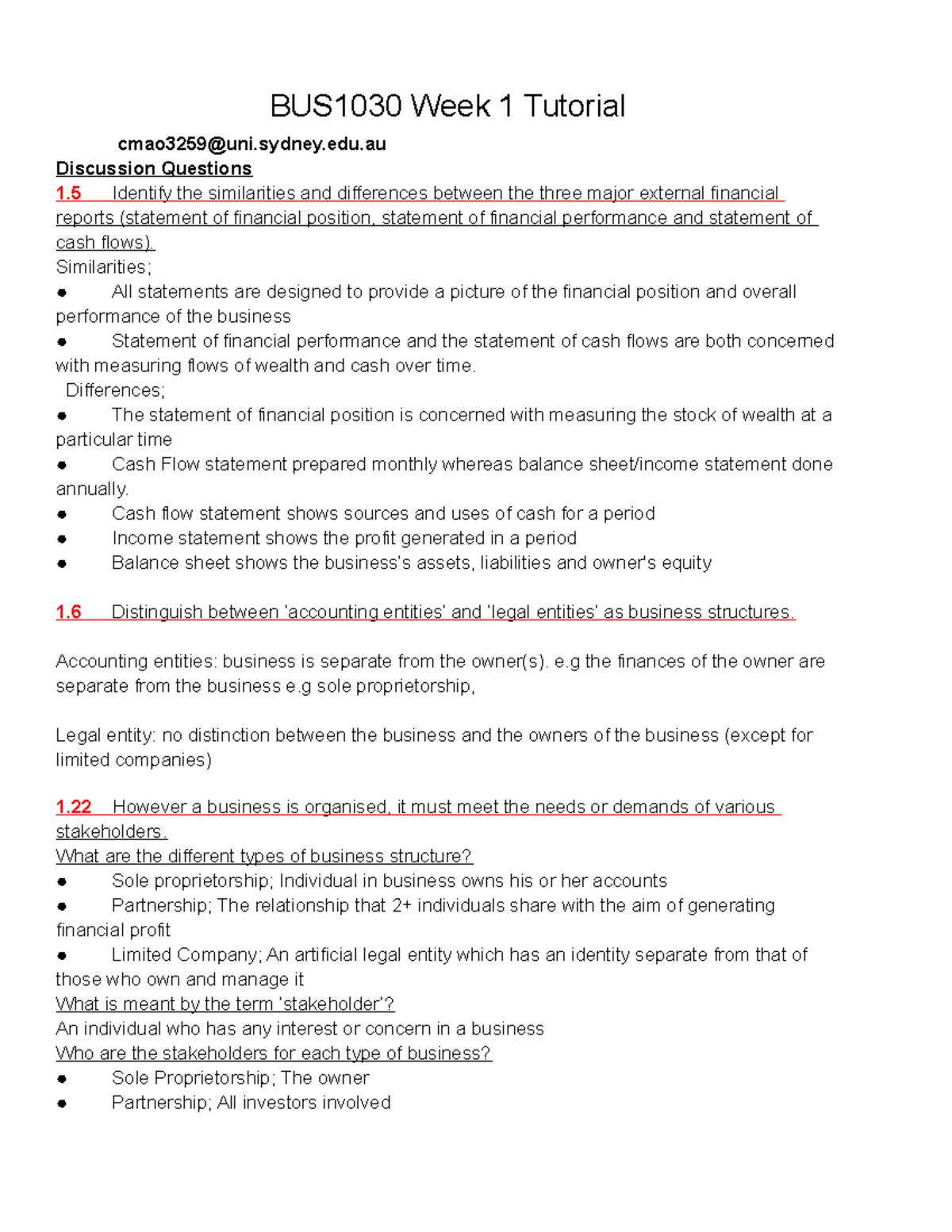 BUS1030 Week 1 Tutorial - BUS1030 Week 1 Tutorial cmao3259@uni.sydney ...