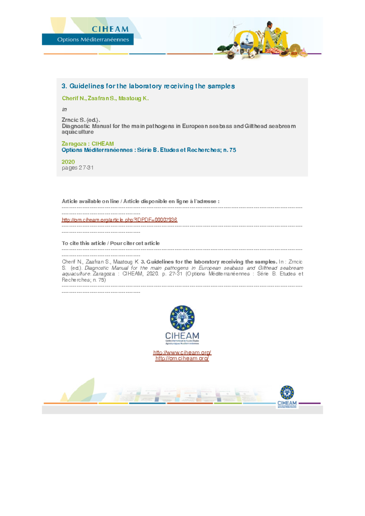 00007936 - It's a lecture notes of specimen receiving by the laboratory ...