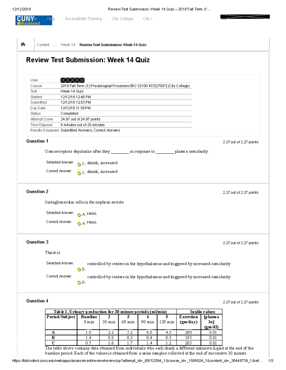 Week 14 quiz solution - 12/12/2018 Review Test Submission: Week 14 Quiz ...