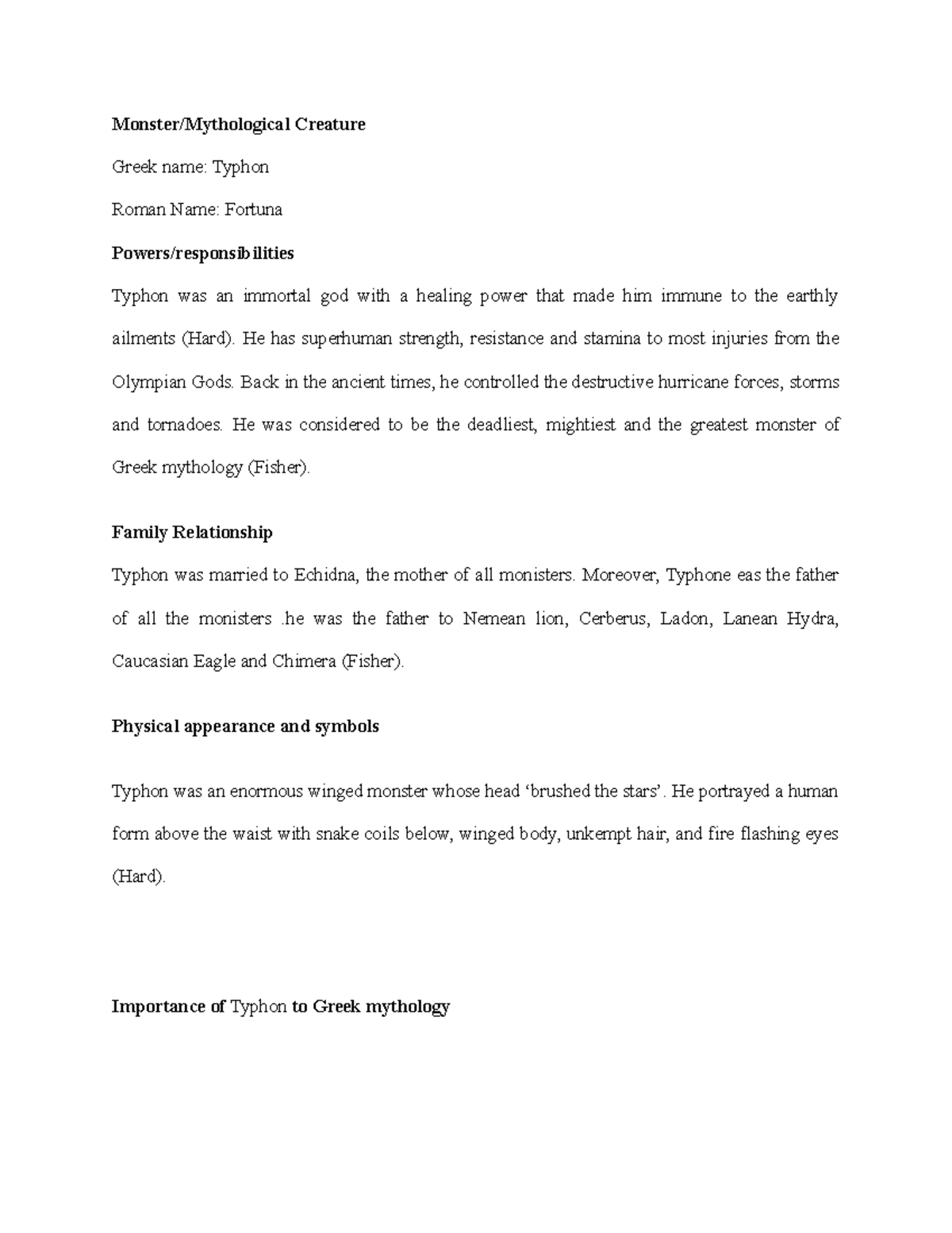 Greek Myth Discussion part 2 - Monster/Mythological Creature Greek name ...