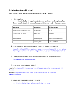 Scientific method Week 1 Pre Lab reading - Scientific Method: Week 1 ...