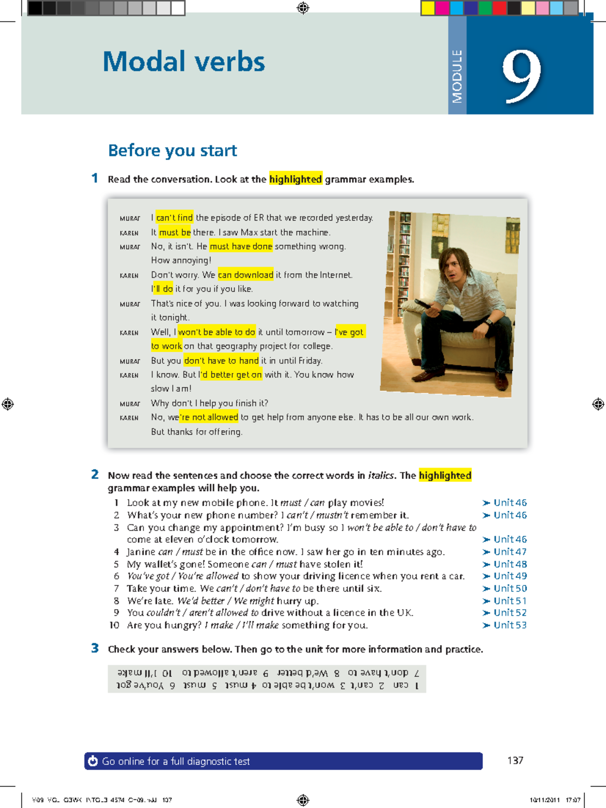 Modal -book - English Module - 9 Modal verbs ModUle Go online for a ...