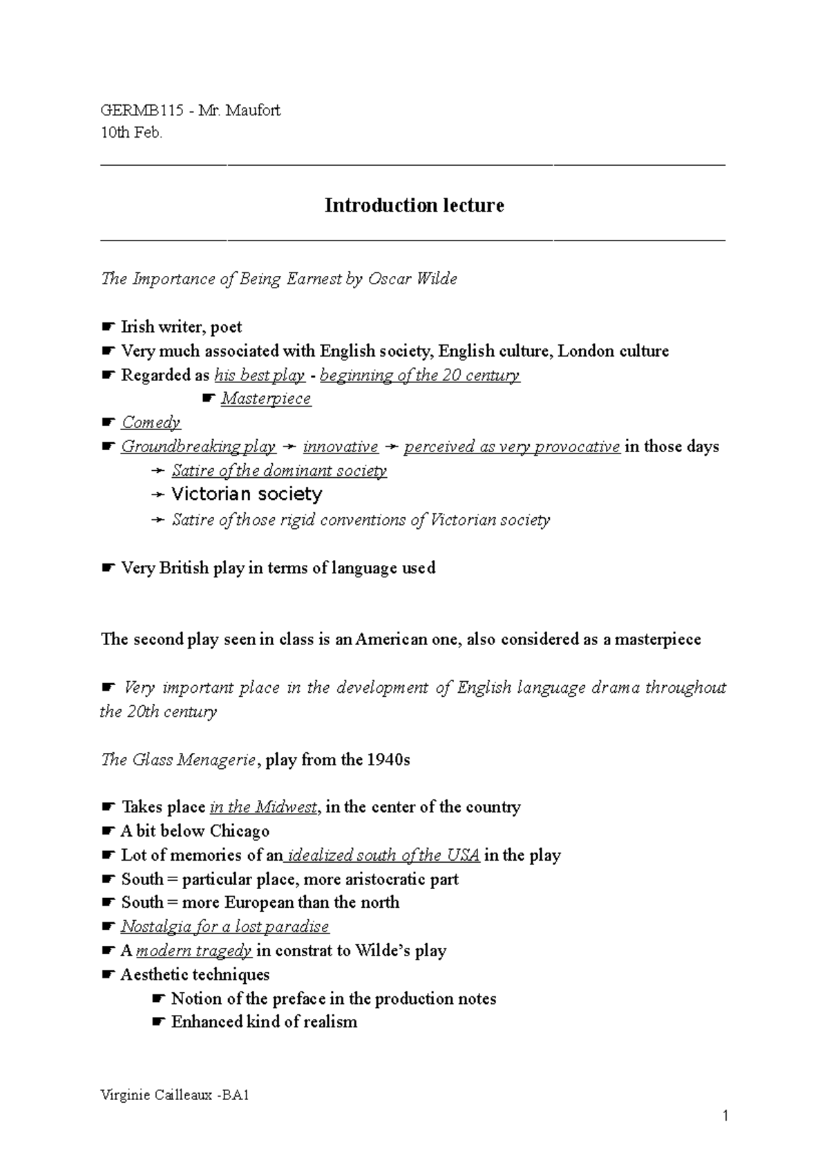 Germb 115 - 10th Feb - Mr Maufort - GERMB115 - Mr. Maufort 10th Feb ...