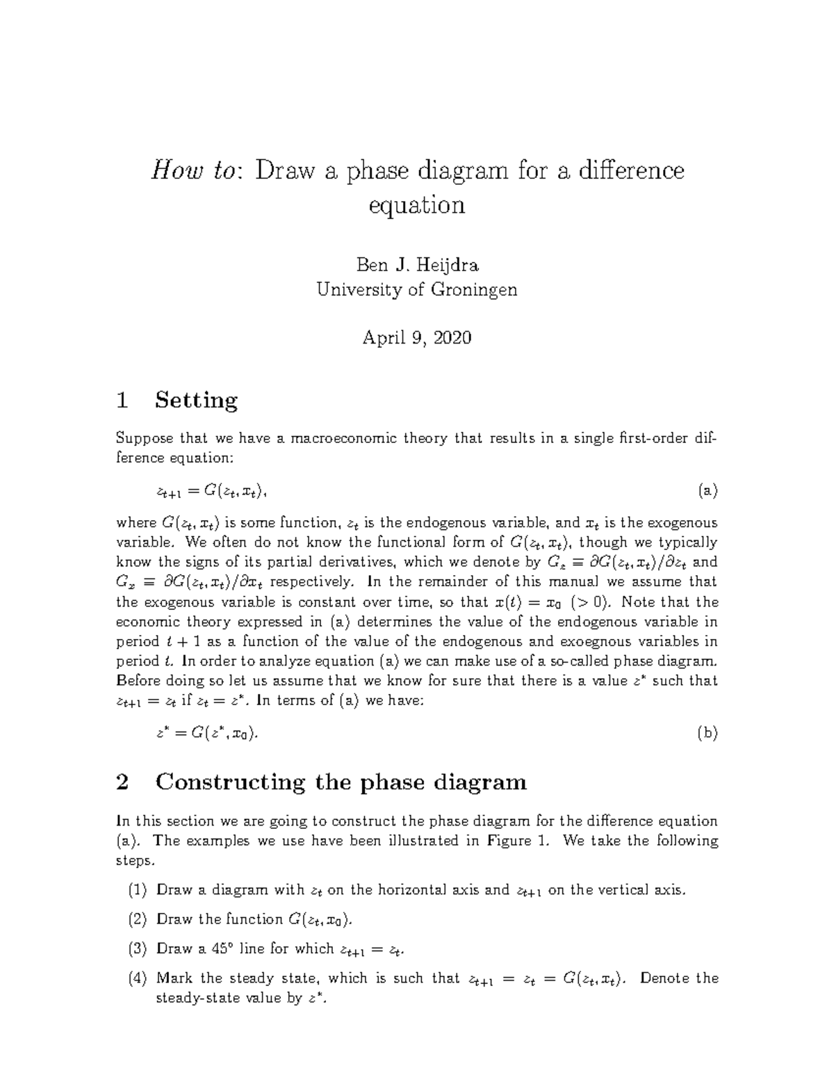 Phase Diagram Difference Equations Differential Equations Di