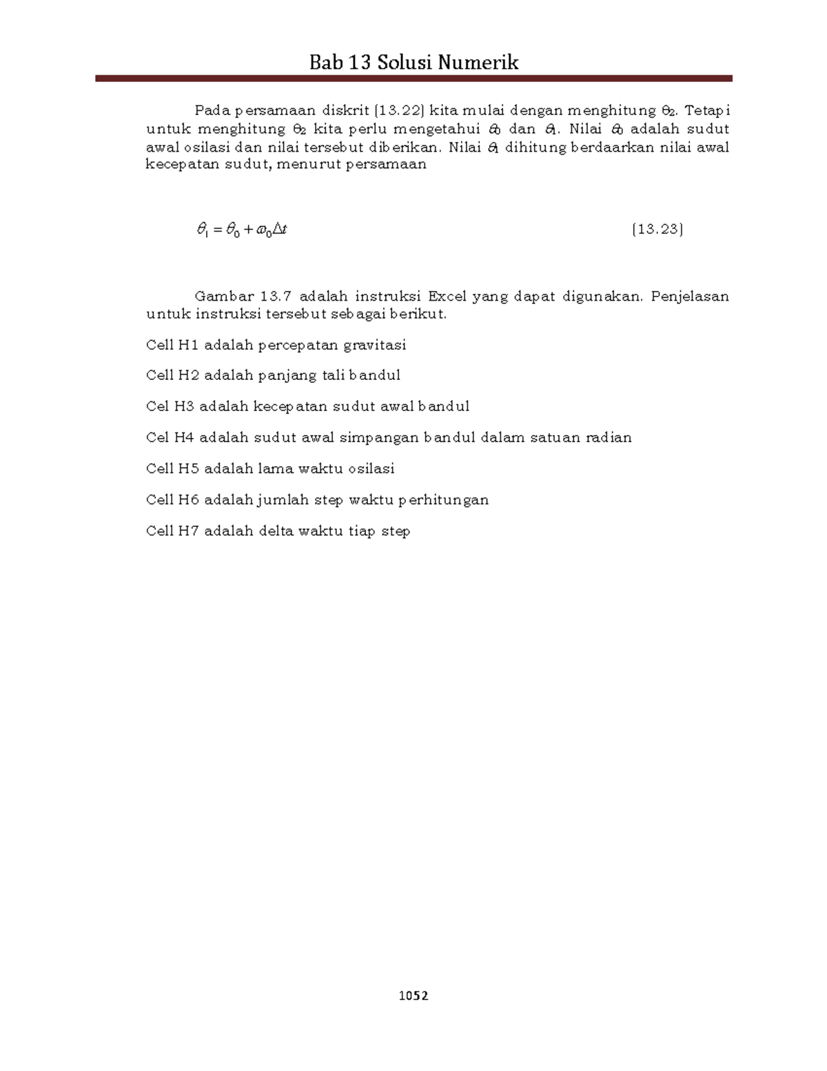 Bab 1 Besaran dan Satuan boss 6-39 - Bab 13 Solusi Numerik 1052 Pada ...