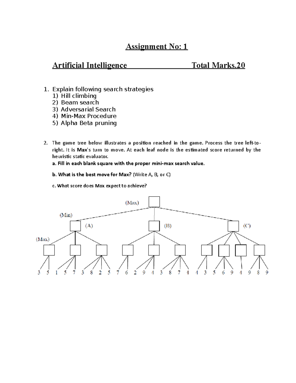 Assignment No 1 - Past paper of Mobile Communication and development ...