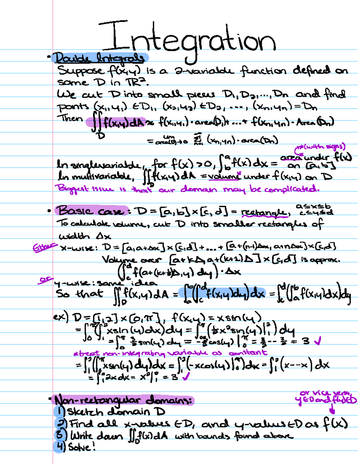 Integration - 18.02 Professor Hahn - Integration B Éostfx is a 2 ...