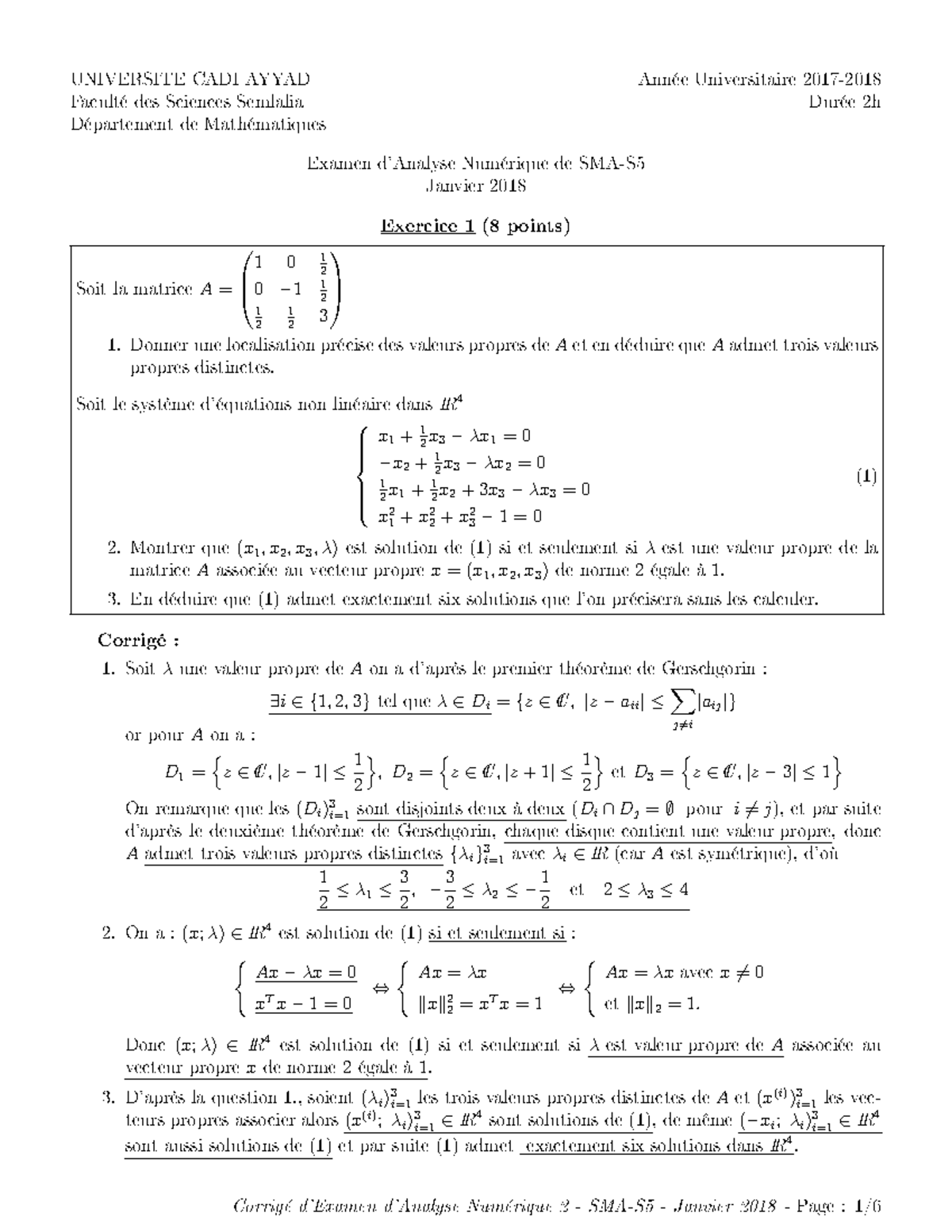 Exam-Jan-2018 corrige - ♥♥é ♥ rs t r té s ♥ s - Studocu
