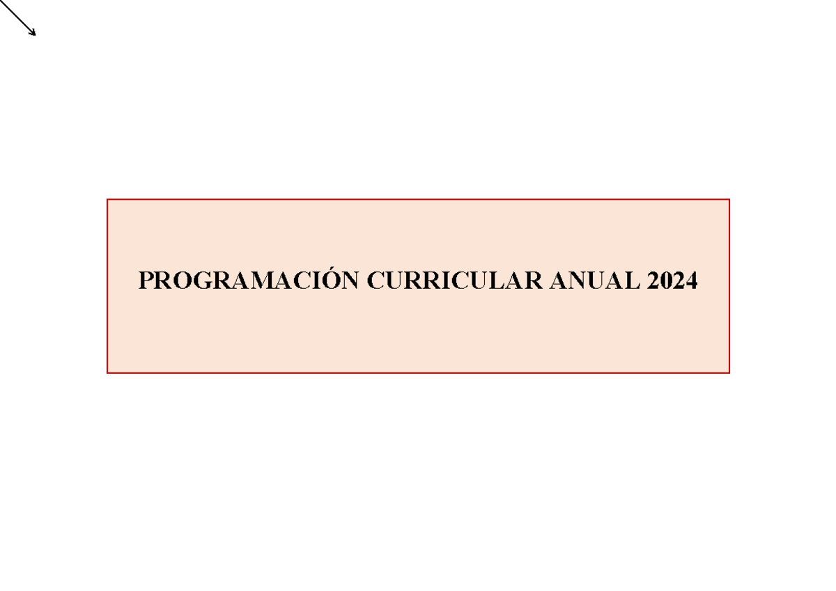 Experiencia Final DE Aprendizaje - PROGRAMACIÓN CURRICULAR ANUAL PROGRAMACIÓN CURRICULAR ANUAL ...