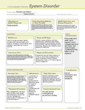 Ati theraputic enteral feeding - ACTIVE LEARNING TEMPLATES THERAPEUTIC ...