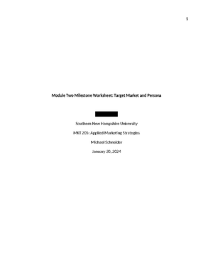 Module 6 Assignment - SWOT analysis paper. Short but it scored A. - MKT ...