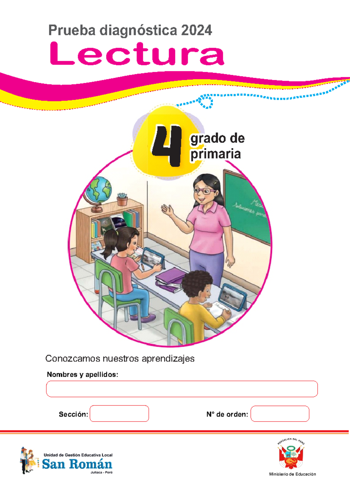 4° Comunicación - buen material - Prueba diagnóstica 2024 Conozcamos nuestros aprendizajes ...