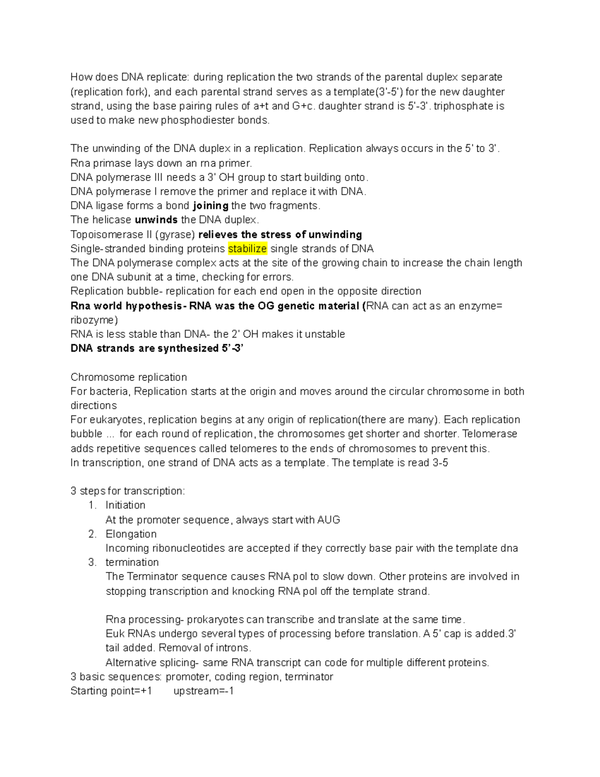 How dna replicates, how it's read - How does DNA replicate: during ...
