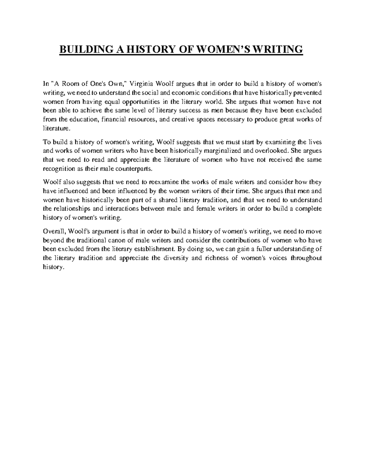 Building A History - focus point - BUILDING A HISTORY OF WOMEN’S ...