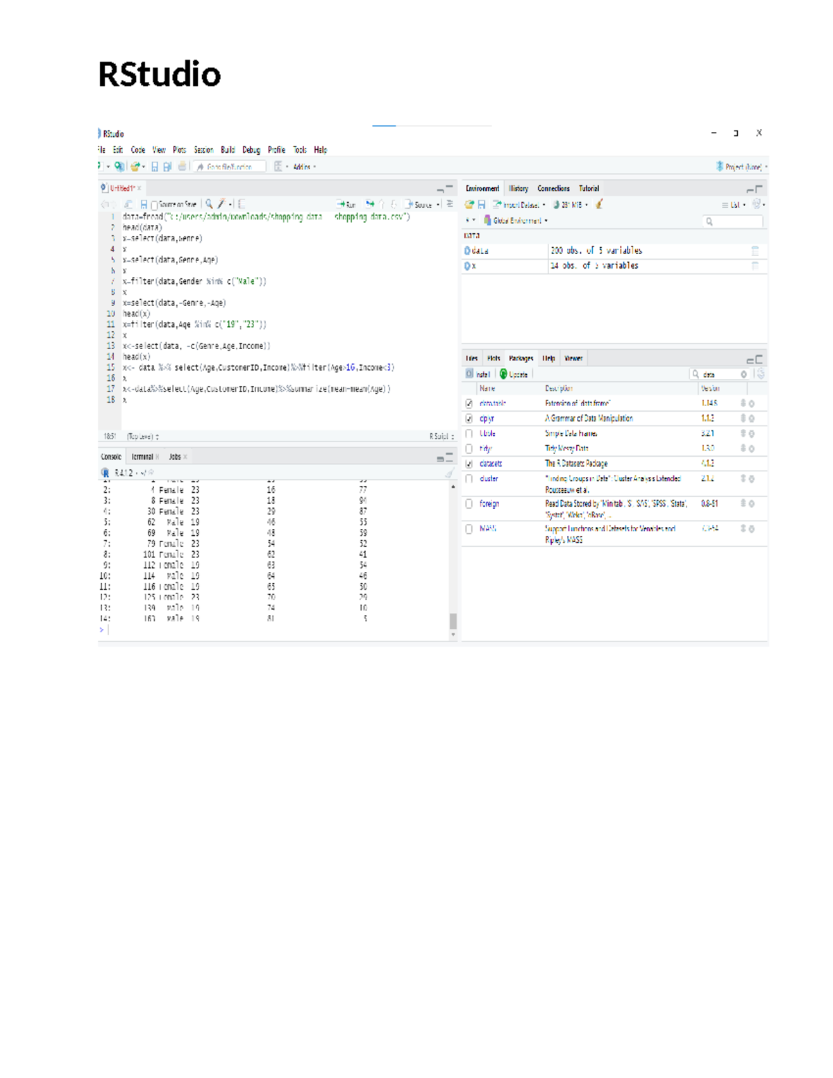 RStudio - dgszfsad - Embedded system and iot - RStudio - Studocu
