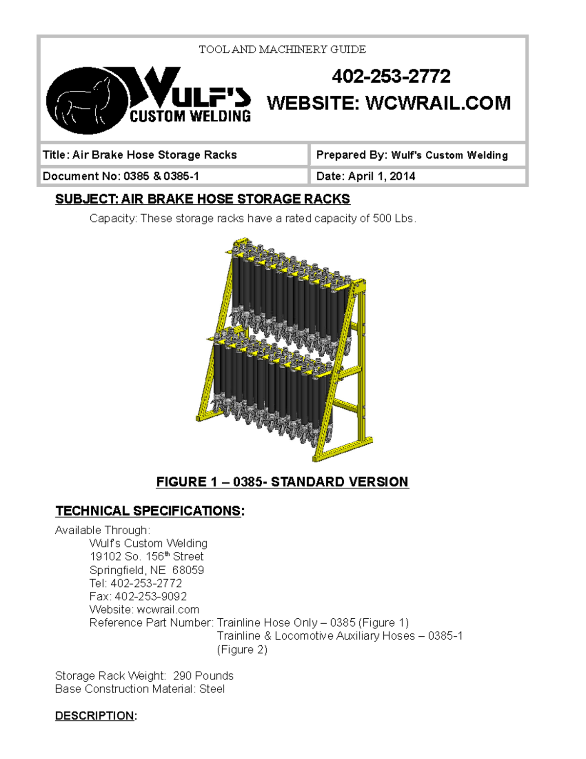 Air Hose Storage Rack Generic TAM Guide - SCS_0974_164 - U of T - Studocu