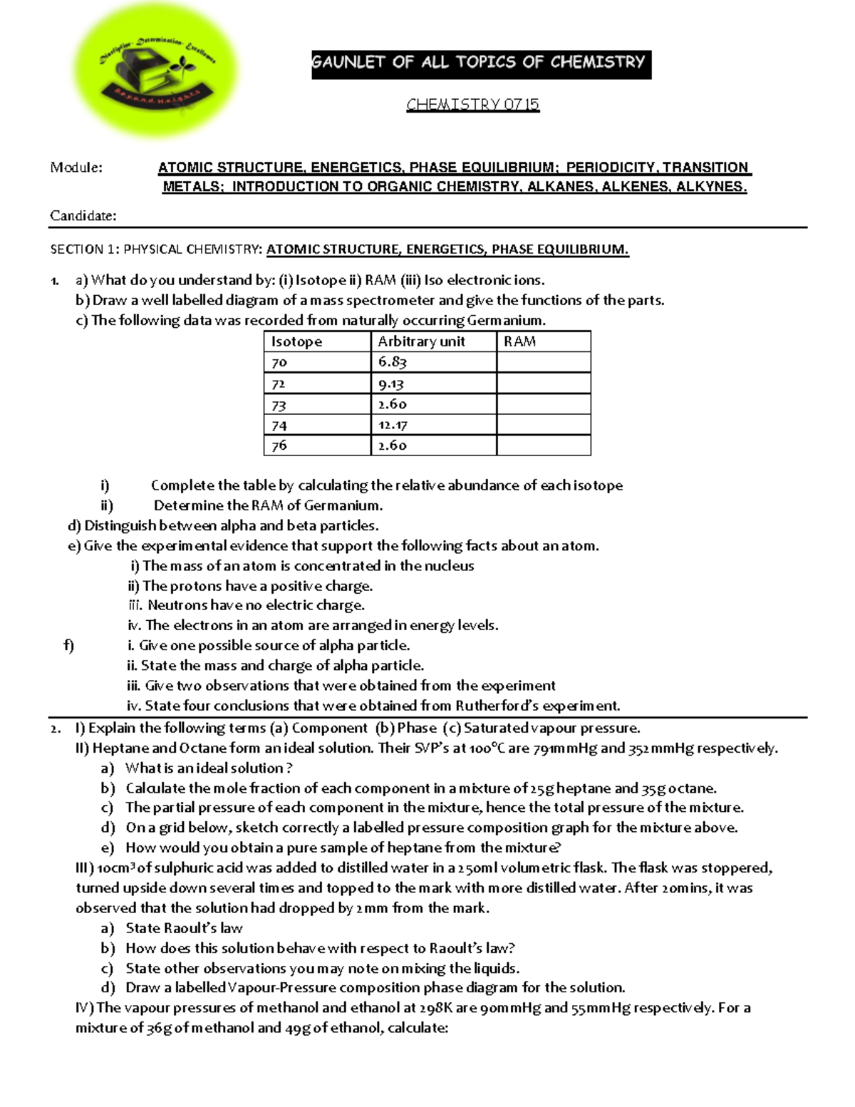 GOAT, test 1 - Just collection of waste products for sustainable ...