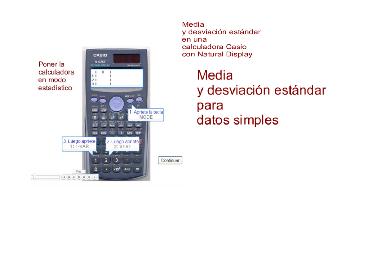 Calculadora Casio con Natural Display - Cálculo - Studocu